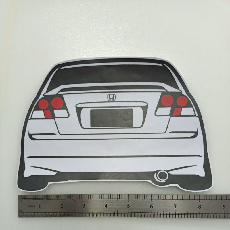 honda putih stickers kereta | Shopee Malaysia
