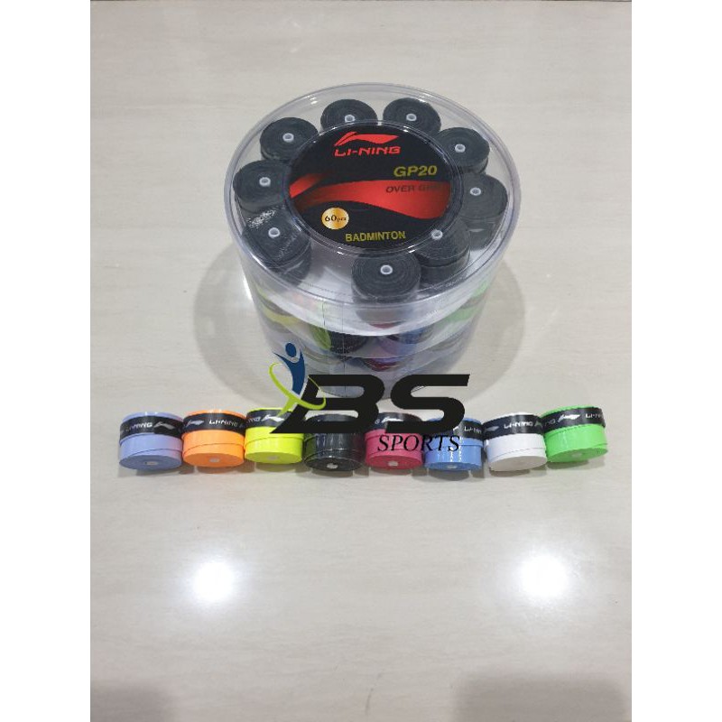 THIN RUBBER BADMINTON RACKET GRIP 100% ORIGINALlining!! (No Adhesive ...