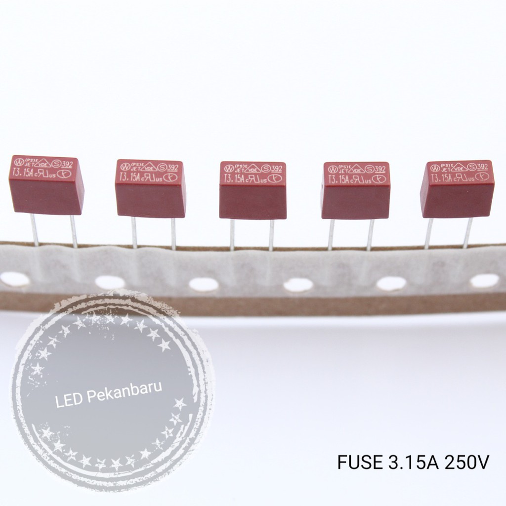 Square FUSE 3.15A CERAMIC PLATE FUSE FOR LED LCD AND AC MODULE 250V ...