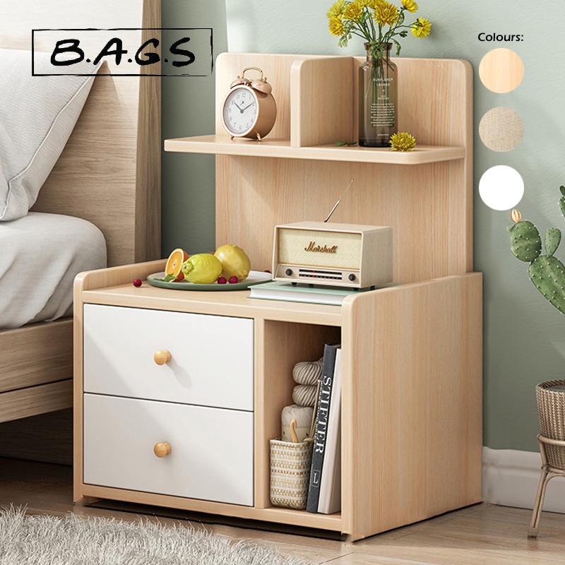 TheBags Mini Storage Cabinet Bedside Table Bedroom Side Table ...