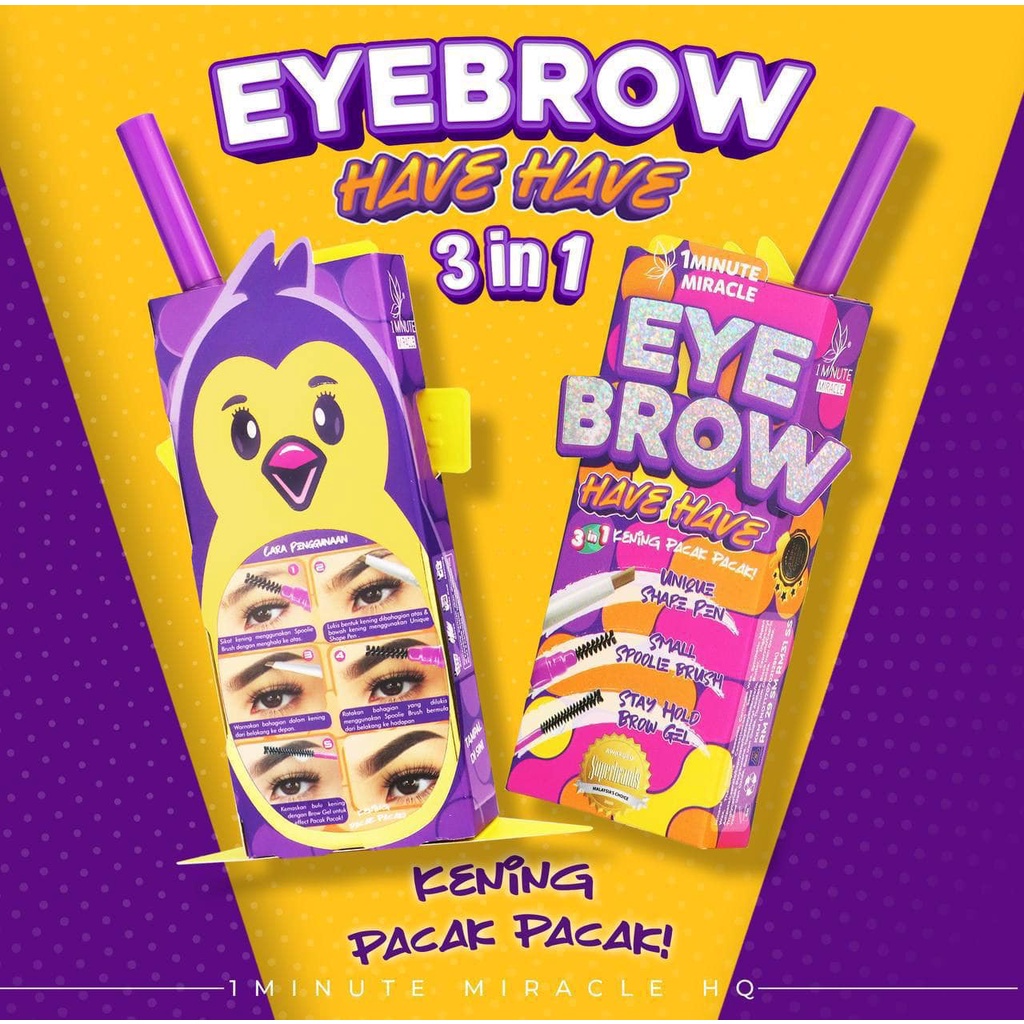 1MM MIRACLE EYEBROW HAVE HAVE PENGUIN NEW NEW TERLAJAK MURAH! | Shopee ...