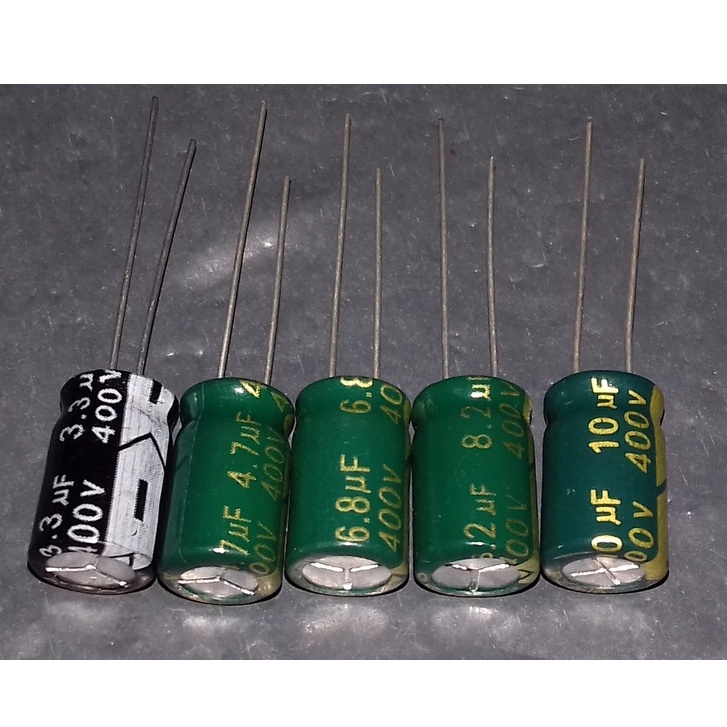 3.3uf/4.7uf/6.8uf/8.2uf/10uf 400V high frequency low impedance aluminum ...