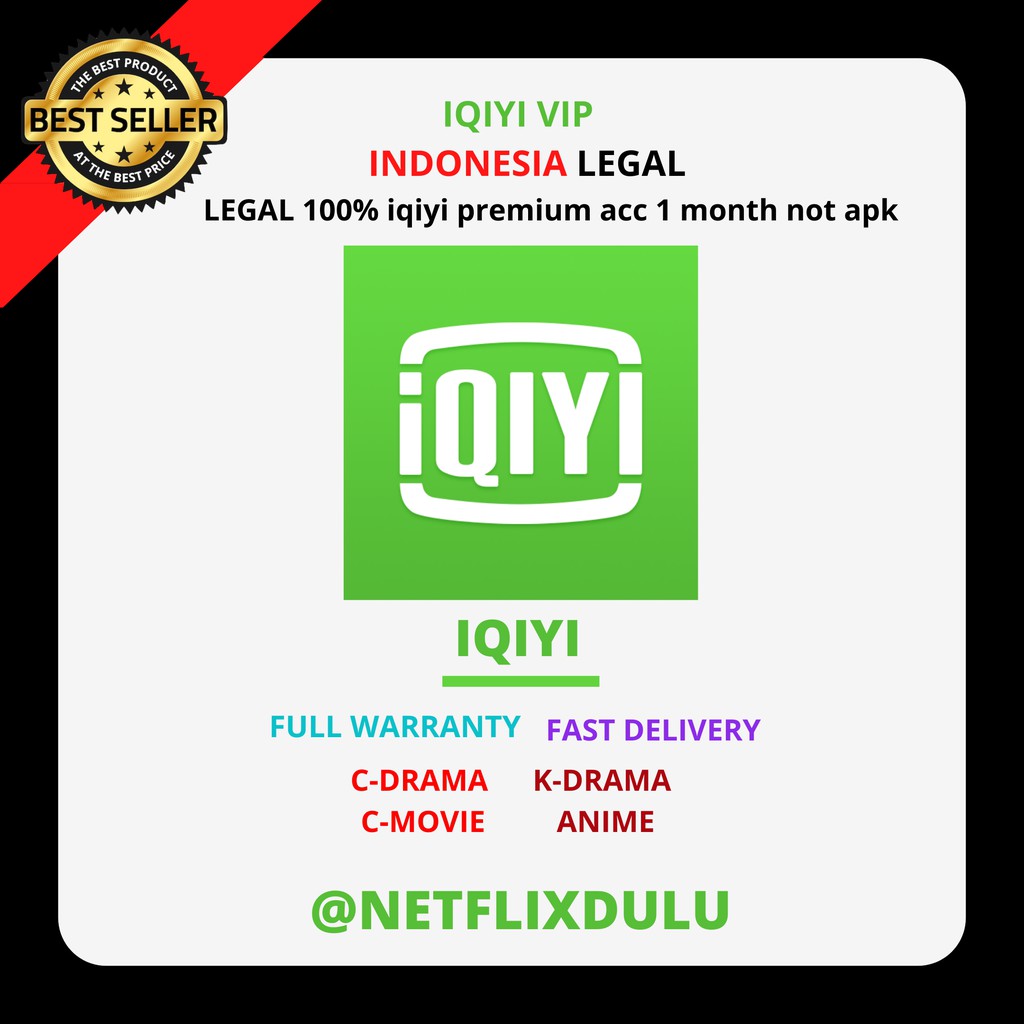 爱奇艺 IQIYI VIP PREMIUM 1 Month | Shopee Malaysia