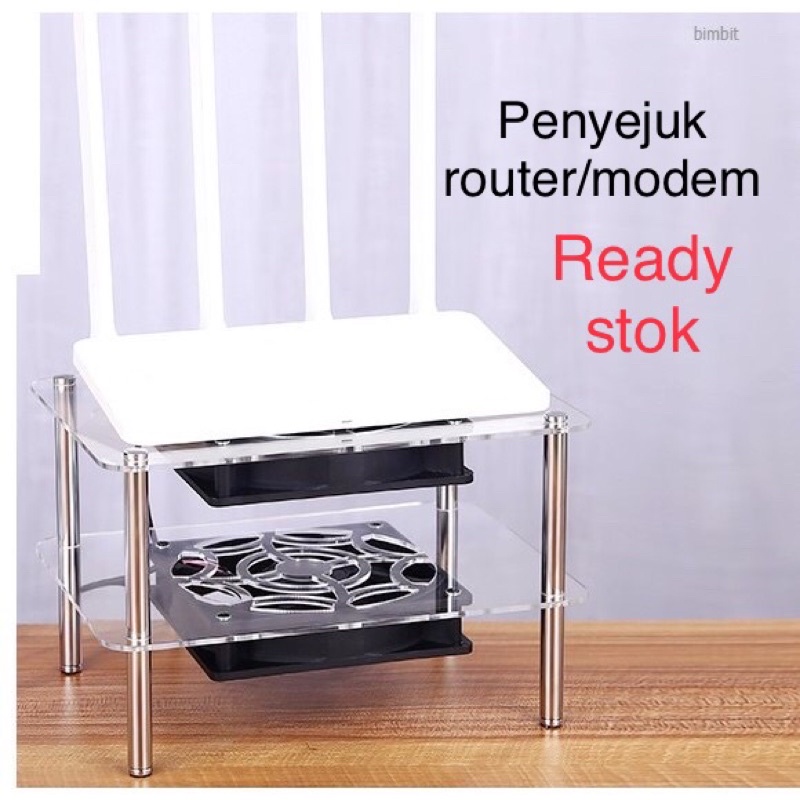 router, cooling rack with USB double layer/12cm fan/router/tv box ...