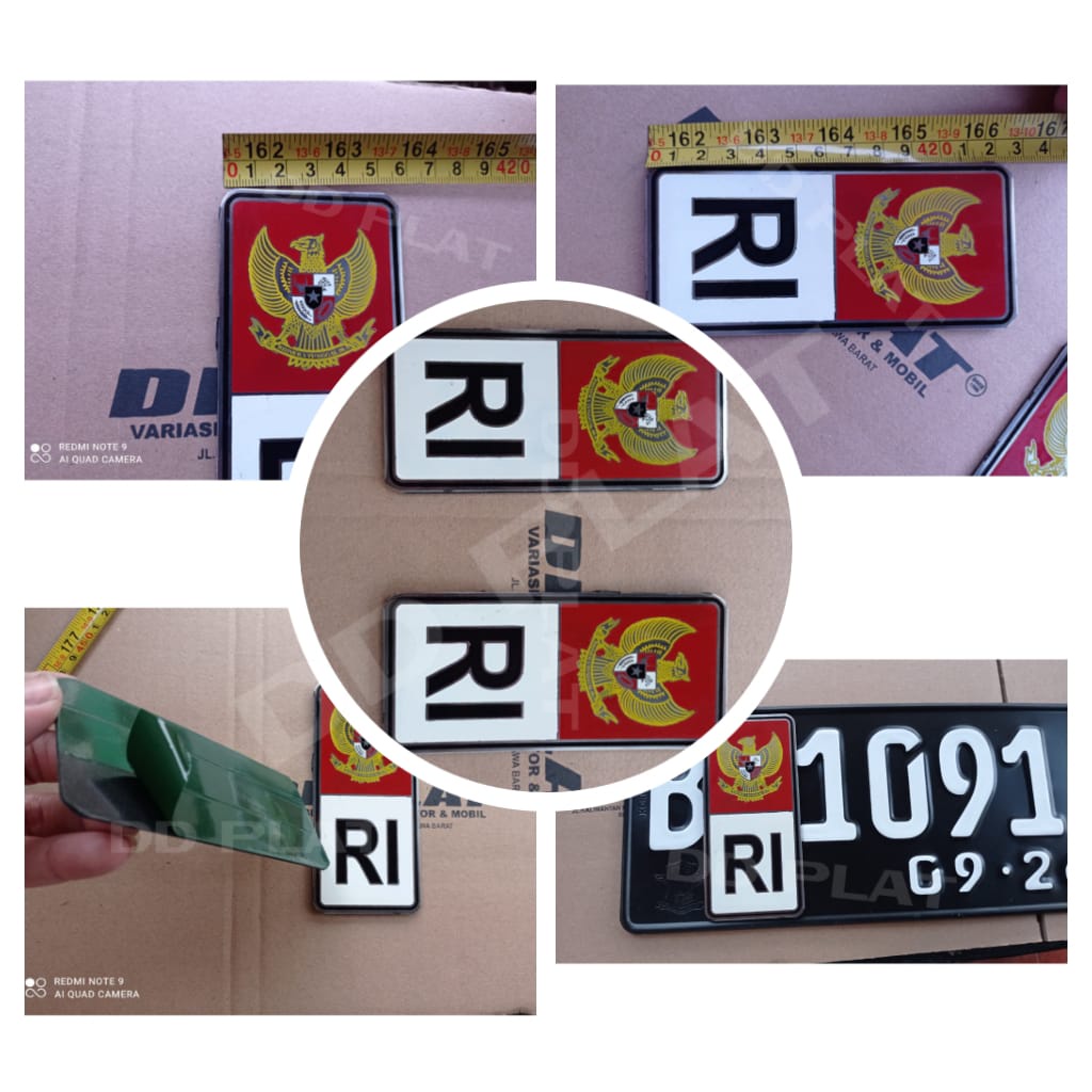 Ri Emblem for Car Plates, RI Logo for Car Plates (2pcs) | Shopee Malaysia