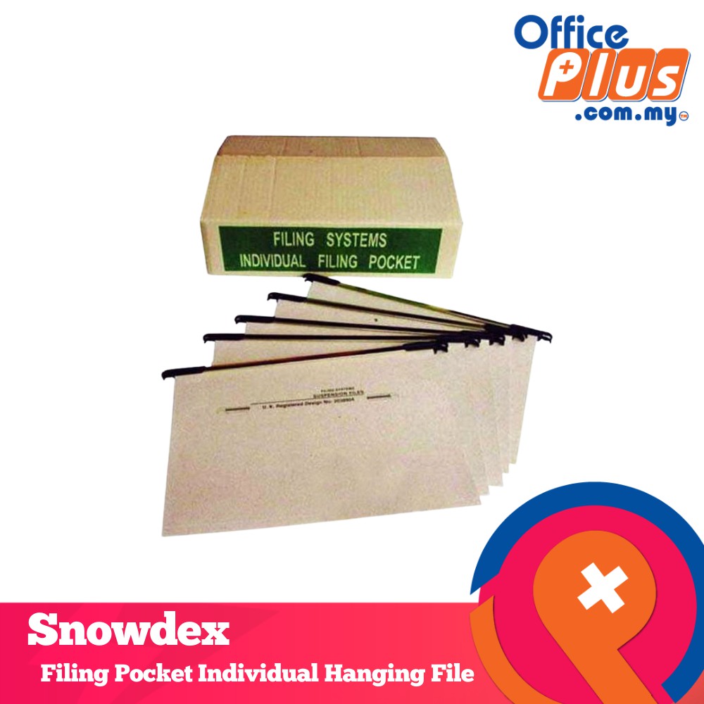 Snowdex Filing Pocket Individual Hanging File - 50 pieces | Shopee Malaysia