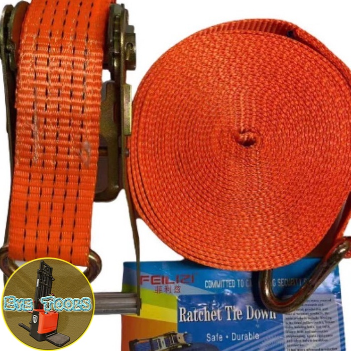 2T-5T Heavy dutyRatchet Tie Down 2'' 6m 10m adjustable Cargo Straps ...
