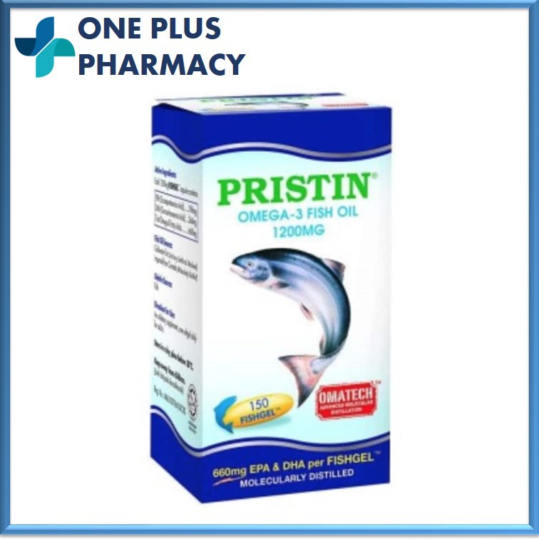 Pristin Omega-3 Fish Oil 1200mg 150's [EXP 08/2026] | Shopee Malaysia