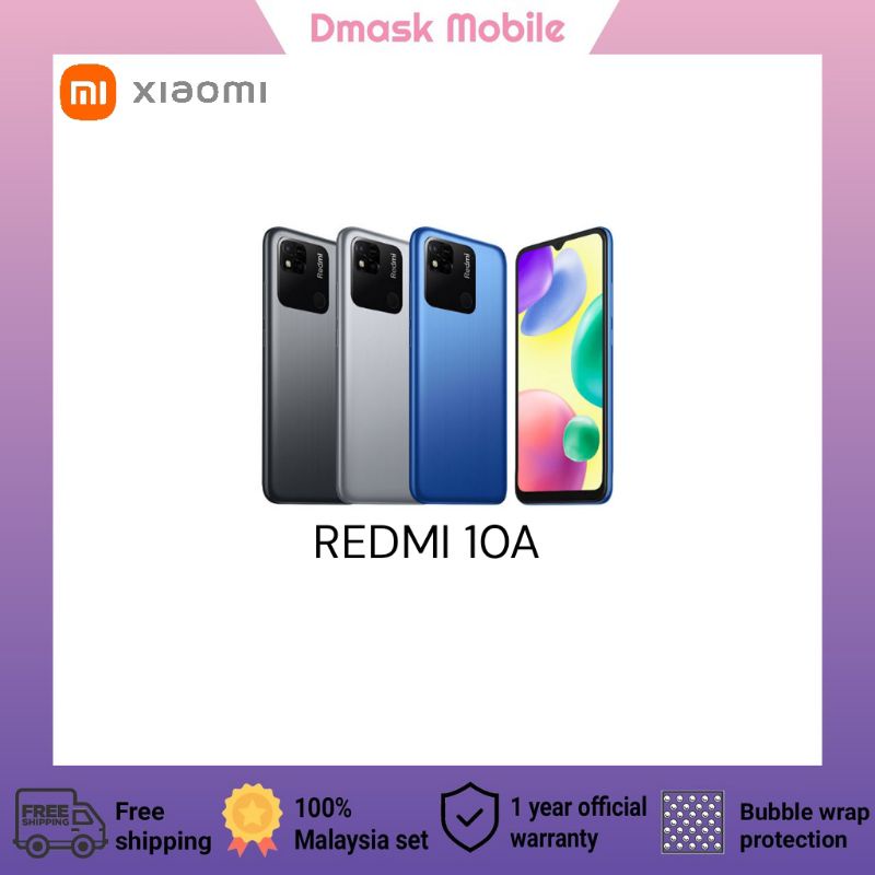 XIAOMI REDMI 10A | 3 GB RAM + 64 GB ROM / 4 GB RAM + 128 GB ROM ...