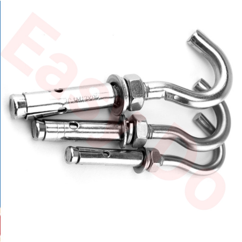 Stainless Steel Sheep Eye Pull Screw M6 M8 M10 Belt Expansion Hook ...