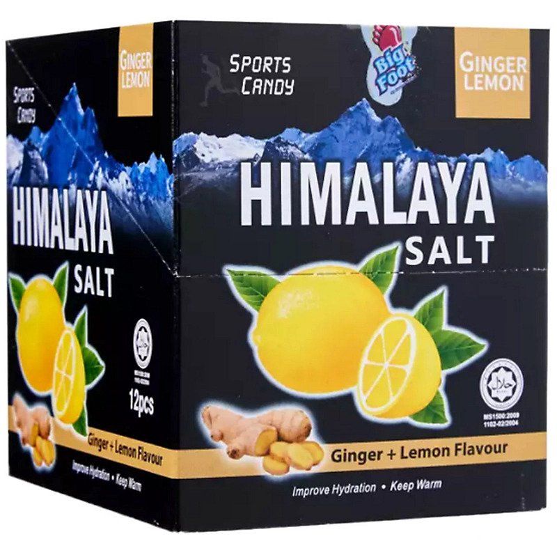 Big Foot Himalaya Salt Sports Candy Lemon Mint /Vajomba Honey Lime ...