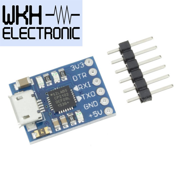 Cp2102 MICRO USB to UART TTL 6Pin Serial Converter Replace FT232 Module | Shopee Malaysia