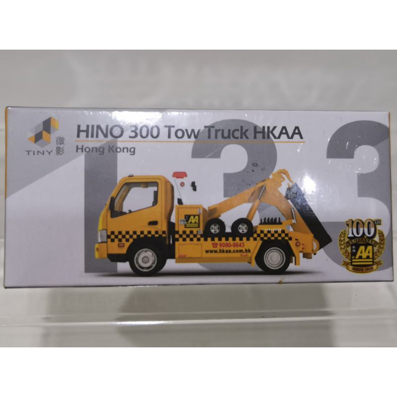 Tiny #133 Hino 300 Tow Truck HKAA (Hong Kong) | Shopee Malaysia