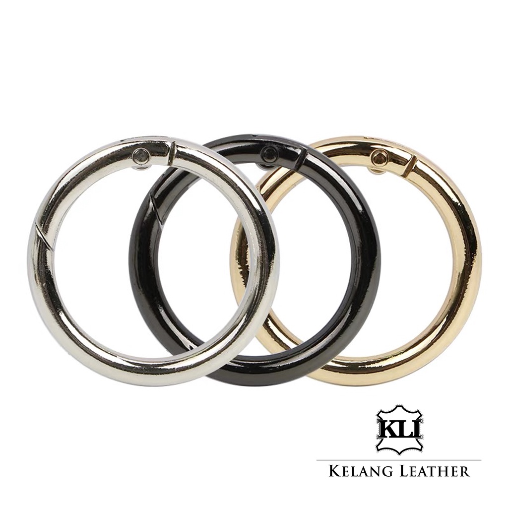 2pc Alloy Spring O-Ring Spring Key Ring #230 Bag Clip Keychain for Bag ...