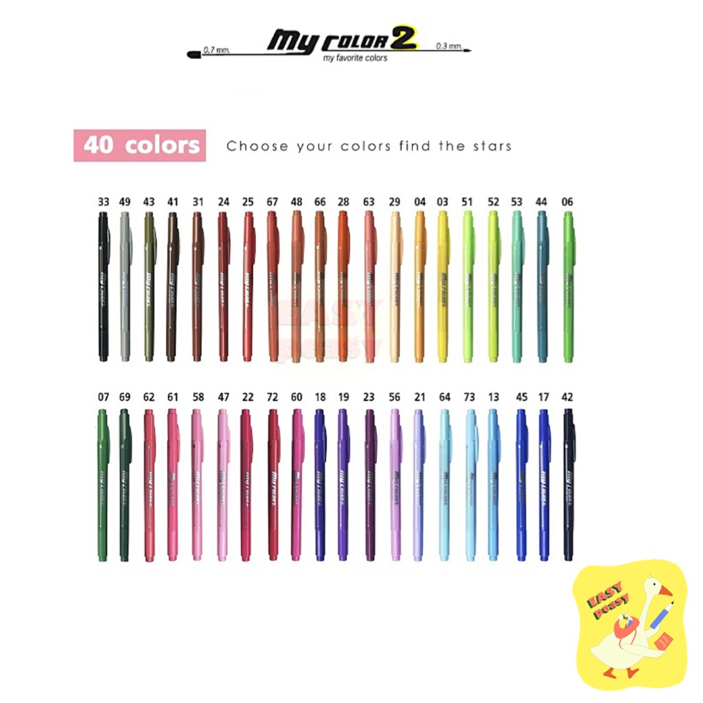 My Color 2 Pens 1 Retail Stick DONG-A Part (1/2) | Shopee Malaysia