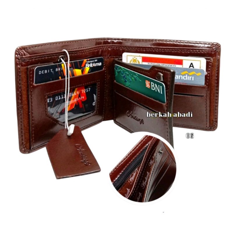 100% ORIGINAL ASL LEATHER MEN'S wallet/ GENUINE GARUT SOFT LEATHER ...