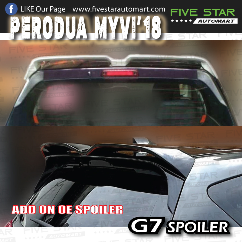 Perodua Myvi 2018 G7 MK7 Spoiler | Shopee Malaysia