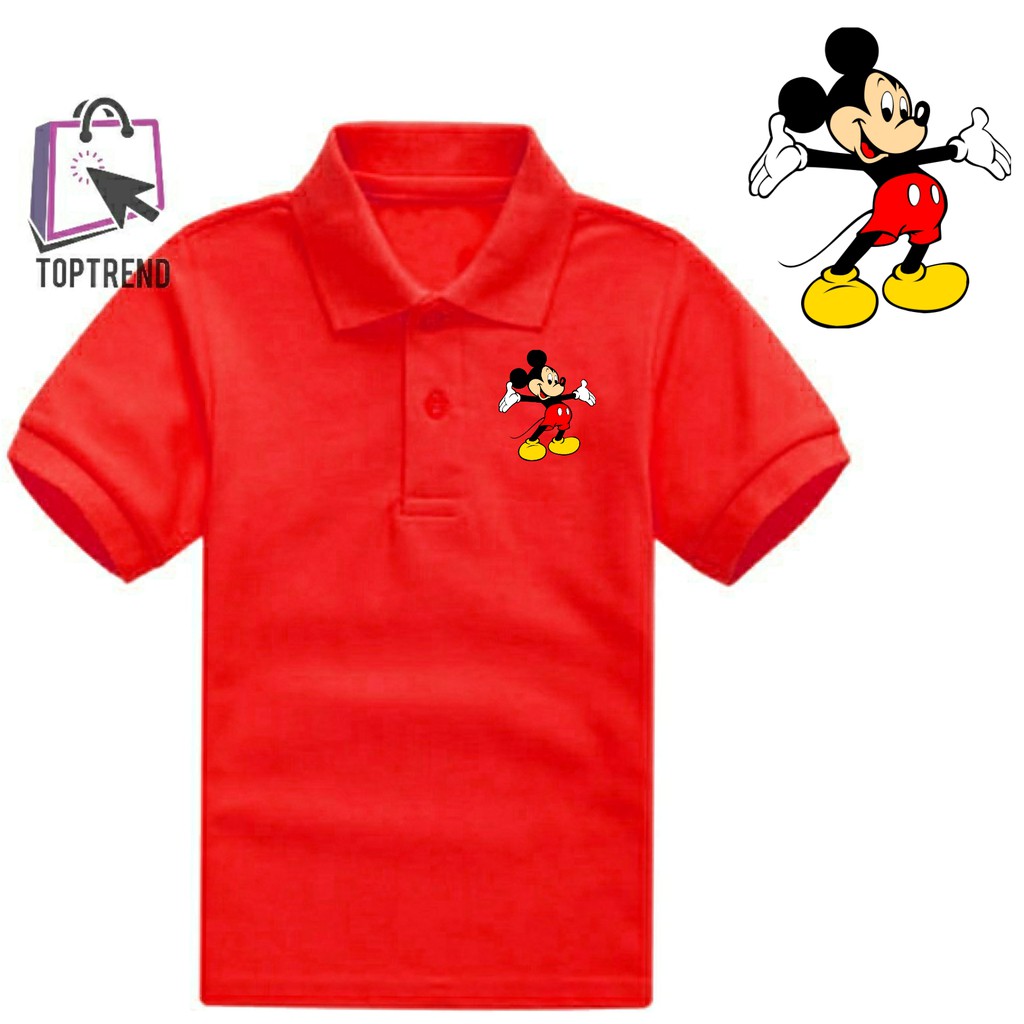 Kids Boys Girls POLO Shirt Cartoon Summer Cotton T-Shirt | Shopee Malaysia