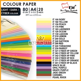 FLYING COLOUR PAPER - 20'S / A4 / 210 X 297MM / 80GSM (S-37FP ...