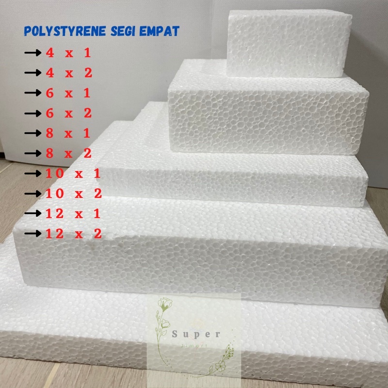 Gabus Hantaran/Polyform Polystyrene/Hantaran khawin/hiasan hantaran ...