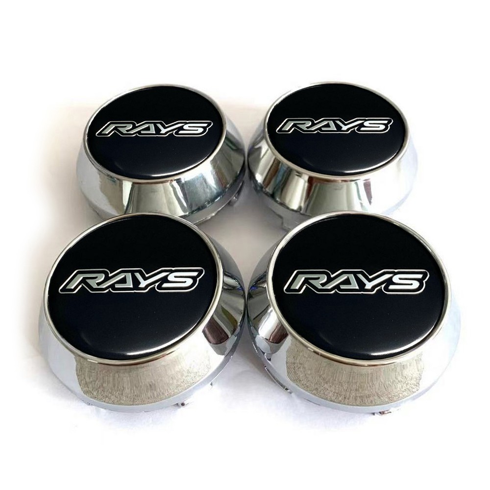 4pcs 60mm Car sport rim wheel cap VOLK RACING RAYS Volk Racing Rays ...