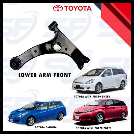 TOYOTA WISH ANE10 ZNE10 ZGE20 ZGE21 CALDINA FRONT LOWER ARM (48068/69 ...
