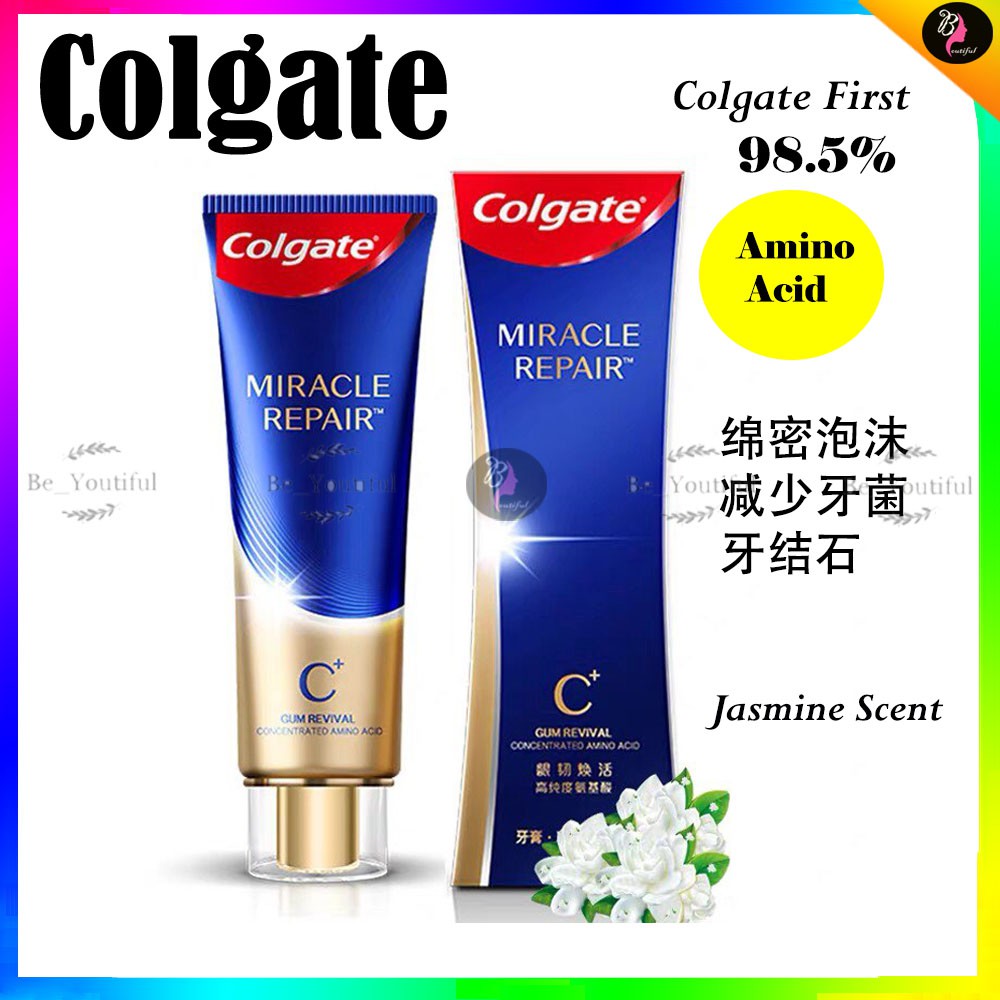 Colgate Toothpaste Miracle Repair Amino Acid Jasmine Scent 90g ...