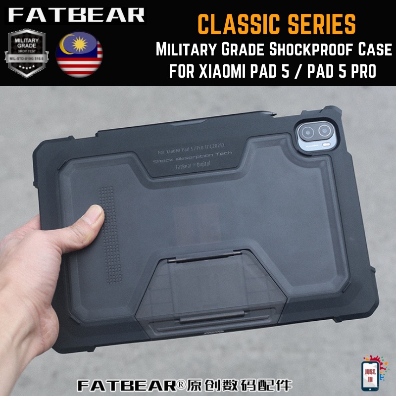 FATBEAR XM Pad 6 Pro / Mi Pad 5 Pro Military Protection Armor Silicone ...