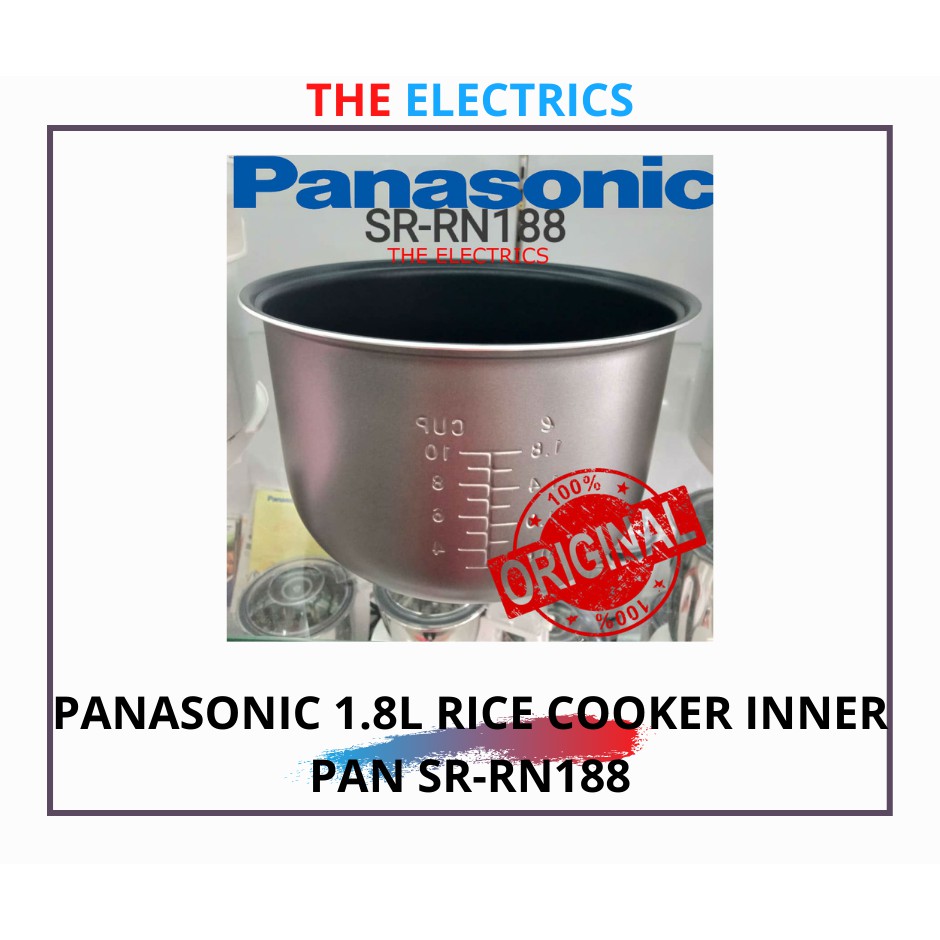 [SPARE PARTS] PANASONIC ORIGINAL 1.8L RICE COOKER INNER PAN SR-RN188 ...