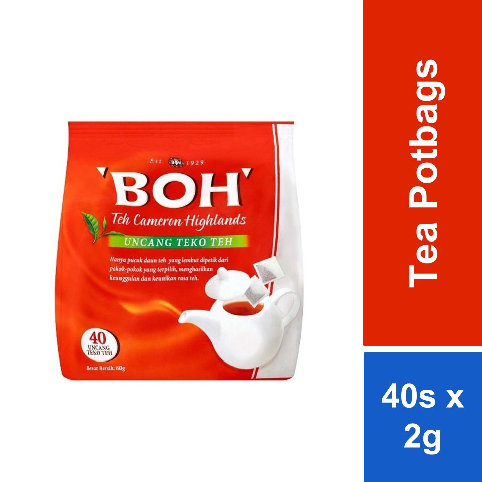 Boh Tea Potbags 2g x 40s | Shopee Malaysia