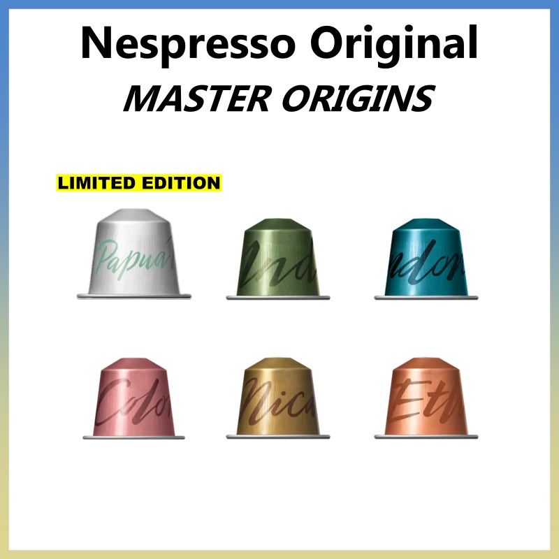 [Nespresso Original] Master Origins Coffee Capsules, 10 Capsules ...