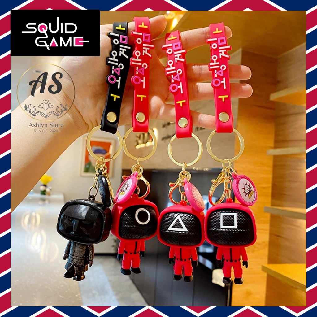 Squid Game Boss and Mask Man Cute Keychains Pendant | Shopee Malaysia
