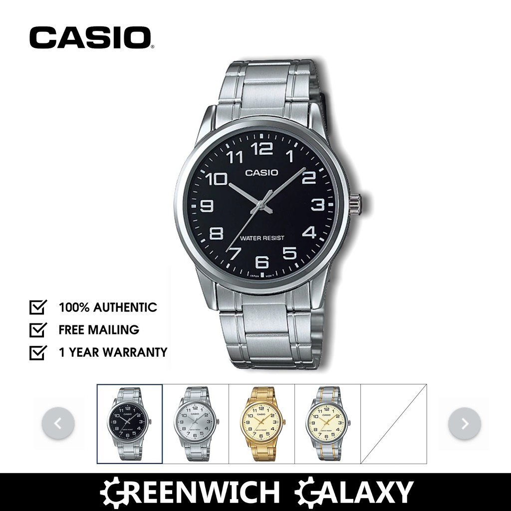 Casio Classic Analog Watch (MTP-V001D-1B) | Shopee Malaysia