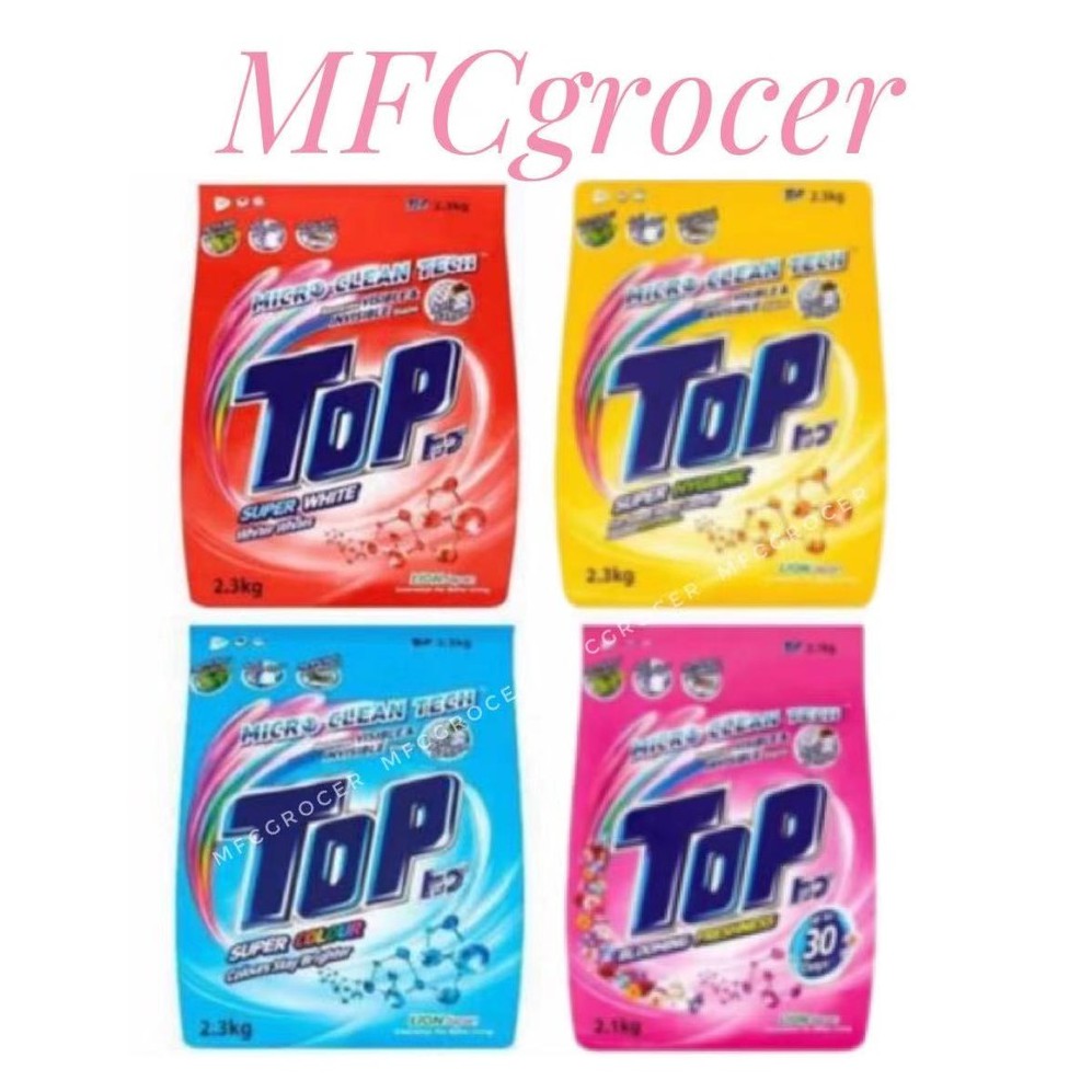 TOP Detergent Powder 2.1Kg | Shopee Malaysia