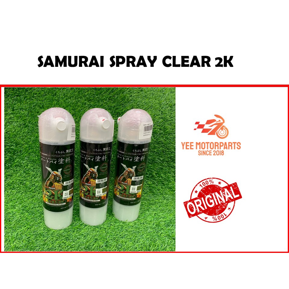 SAMURAI SPRAY 2K CLEAR | Shopee Malaysia