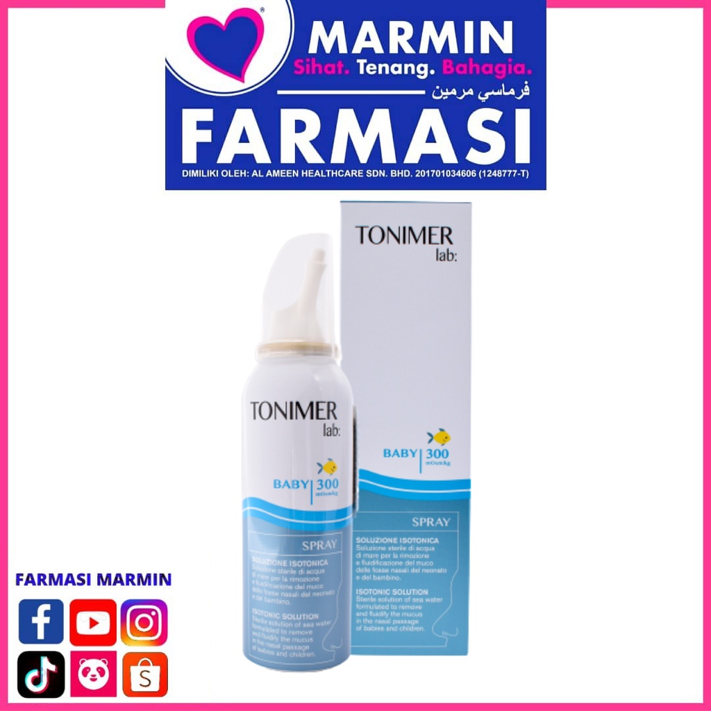 TONIMER LAB BABY ISOTONIC SPRAY (NEWBORN - 3 YEARS OLD)) DAILY NOSE ...