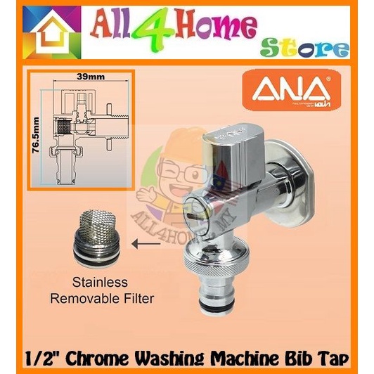 CELONI Brass Nickle Union Ball Bib Tap 1/2inci / ANA (Thailand) 2020 ...