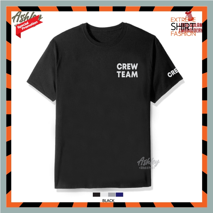 T Shirt Sulam Crew Team Uniform Office Event Work Repair Function Baju ...