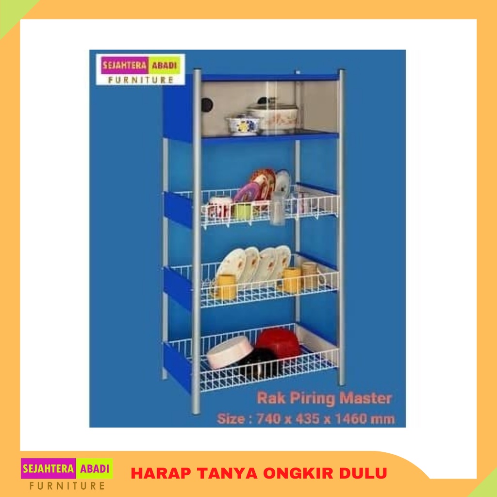 Master Plate Rack 4 Tiers Surabaya | Shopee Malaysia