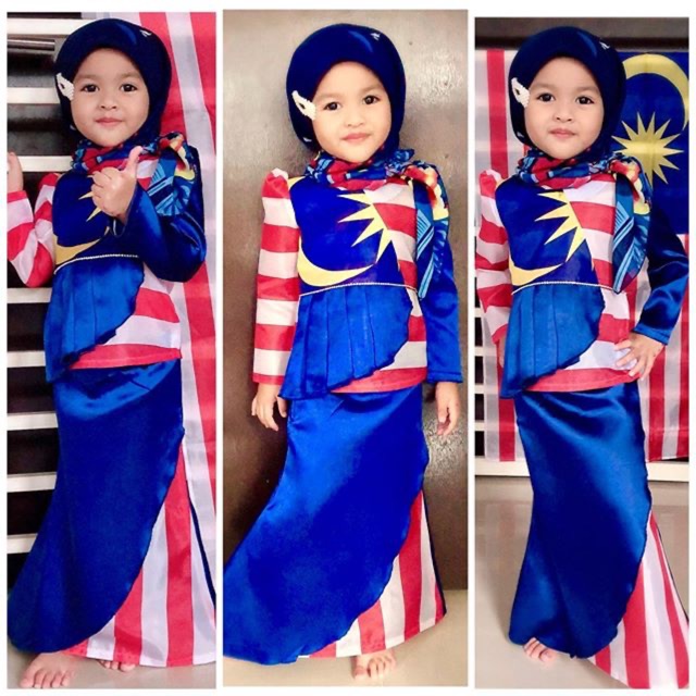 Baju bendera merdeka/baju bendera prelove | Shopee Malaysia