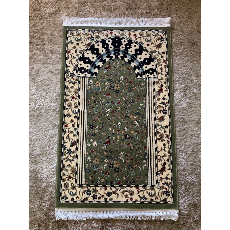 SEJADAH RAUDAH RAUDHAH ORIGINAL DESIGN MASJID NABAWI MADINAH 8mm TEBAL ...