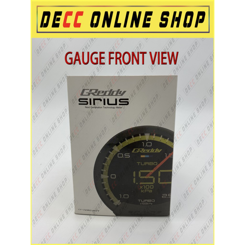 GReddy Sirius/GReddy meter (TRUST) Digital Analogue Gauge / Meter | Shopee Malaysia