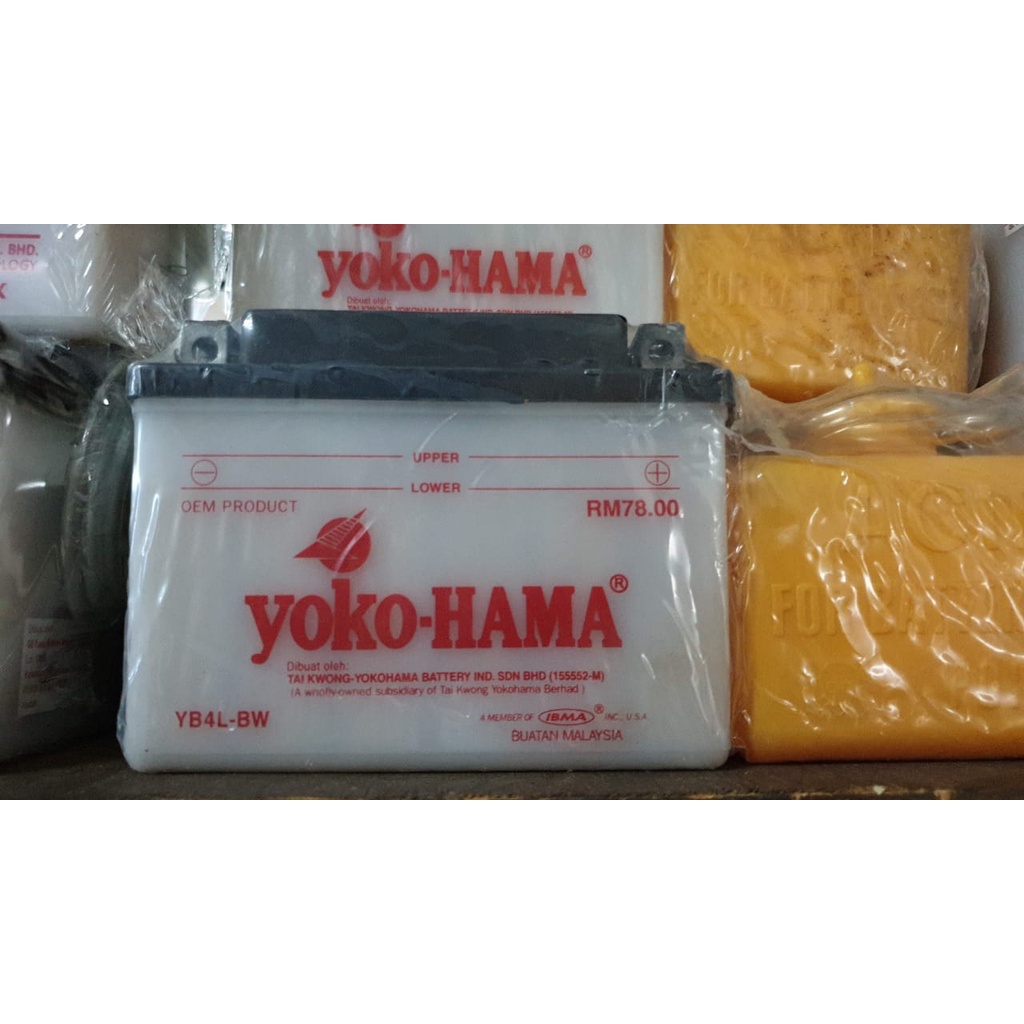Yoko-Hama Battery YB4L-BW for Honda EX5, EX5 Dream | Shopee Malaysia