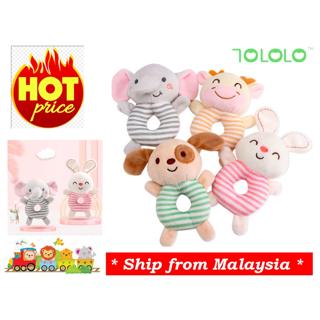 RESTOCK !!! Baby Tololo Newborn Toys Mainan Cute Girl Boy Rattle Mainan ...