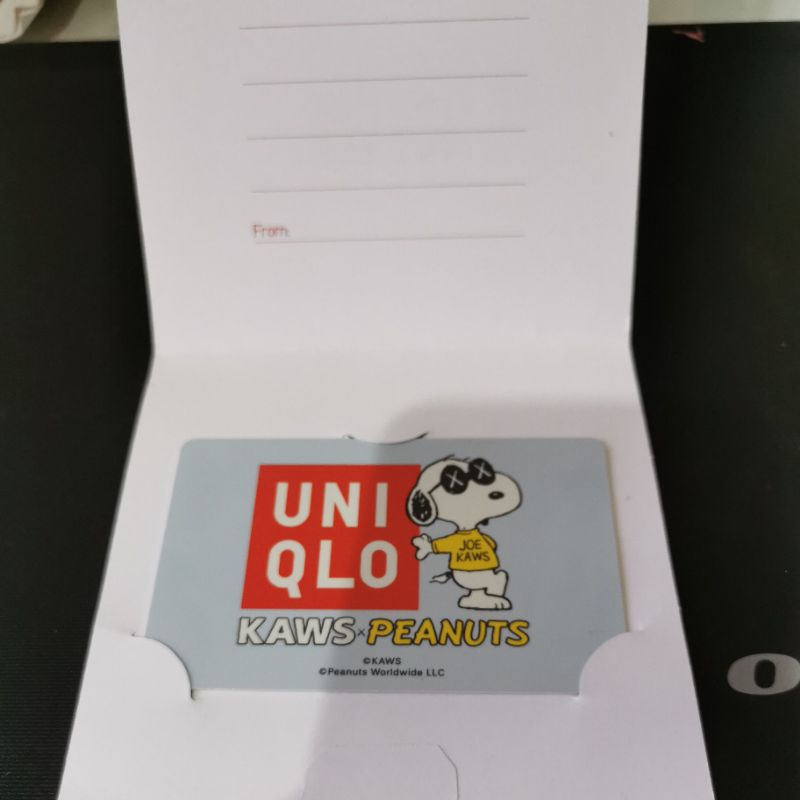 UNIQLO gift card Kaws Peanut Snoopy collector | Shopee Malaysia