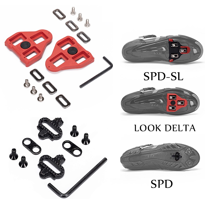 Mountain Bike Cleats LOOK DELTA Road Bike Pedal Cleat SPD-SL Locking ...