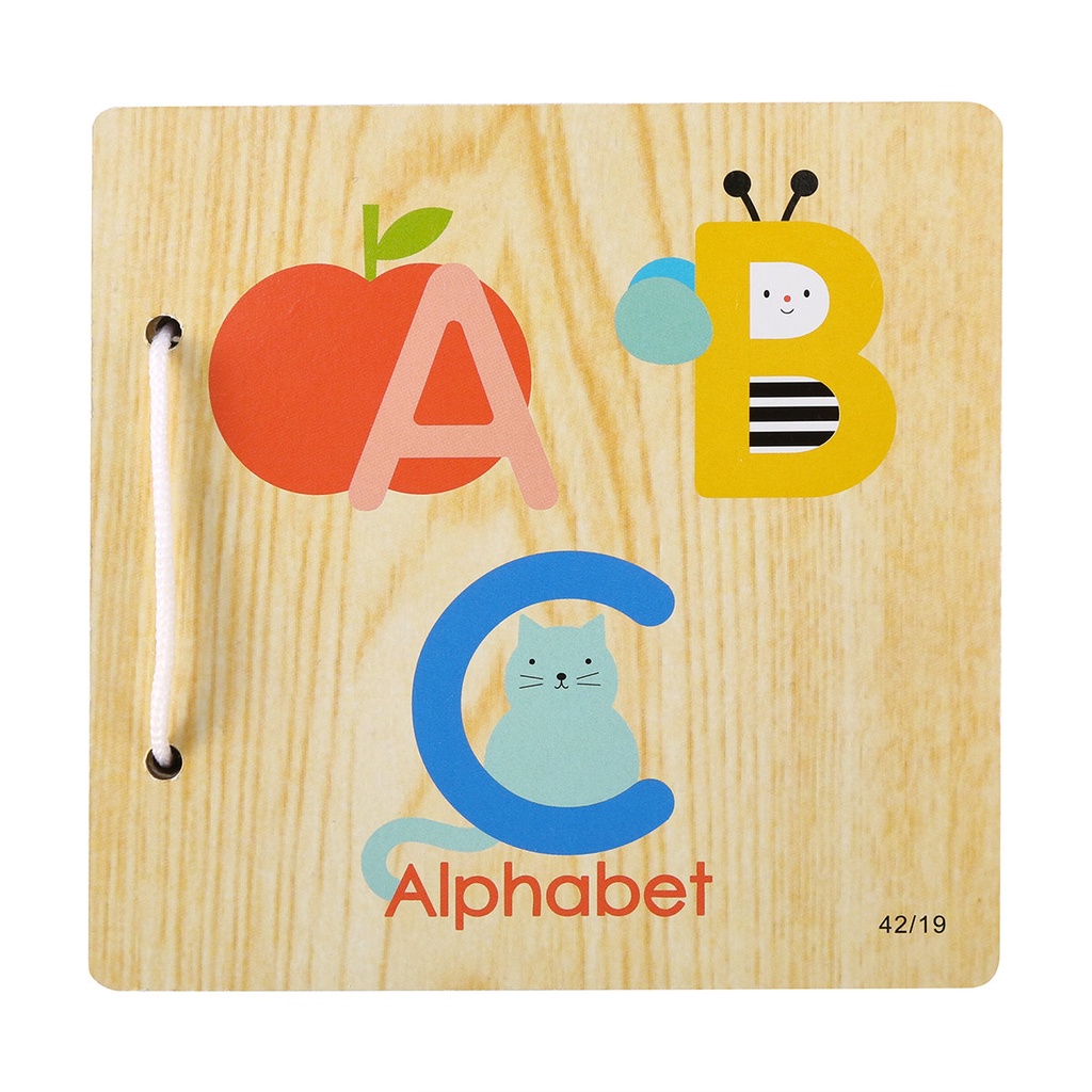 Anko - Wooden ABC Book | Shopee Malaysia