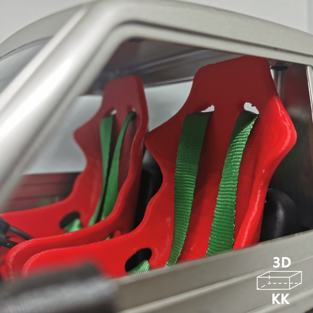 WPL D12/D42 Bucket Seat / Race seat Mod / Interior Decoration | Shopee ...