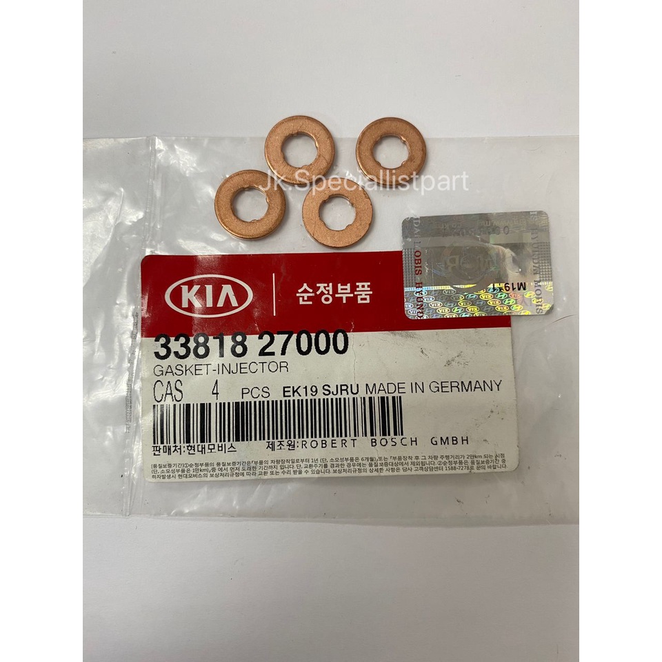 WASHER FUEL INJECTOR (1PC) GENUINE PART (ORIGINAL) [33818-27000 ...