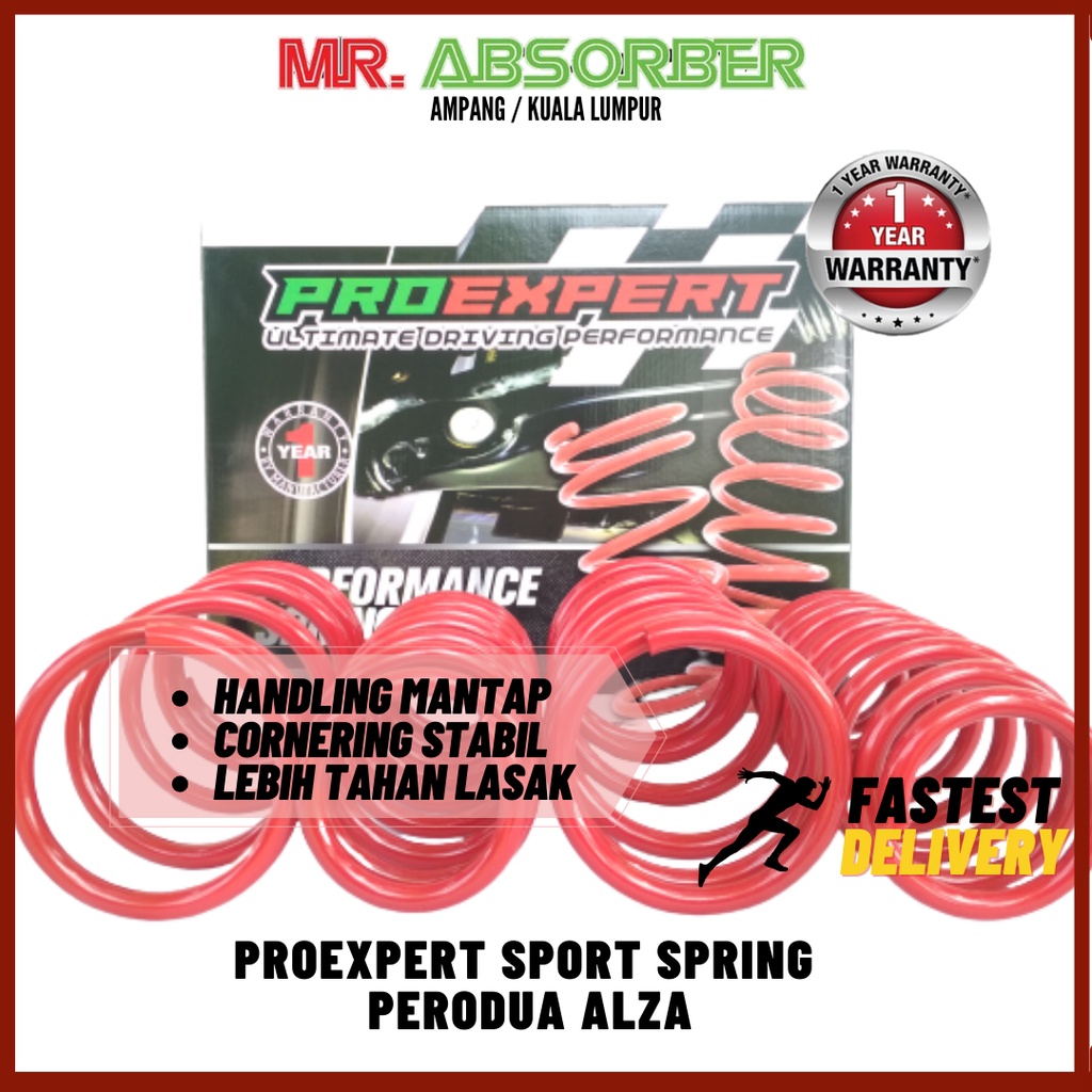 Spring Sport Proexpert Perodua Alza (Comfort) | Shopee Malaysia